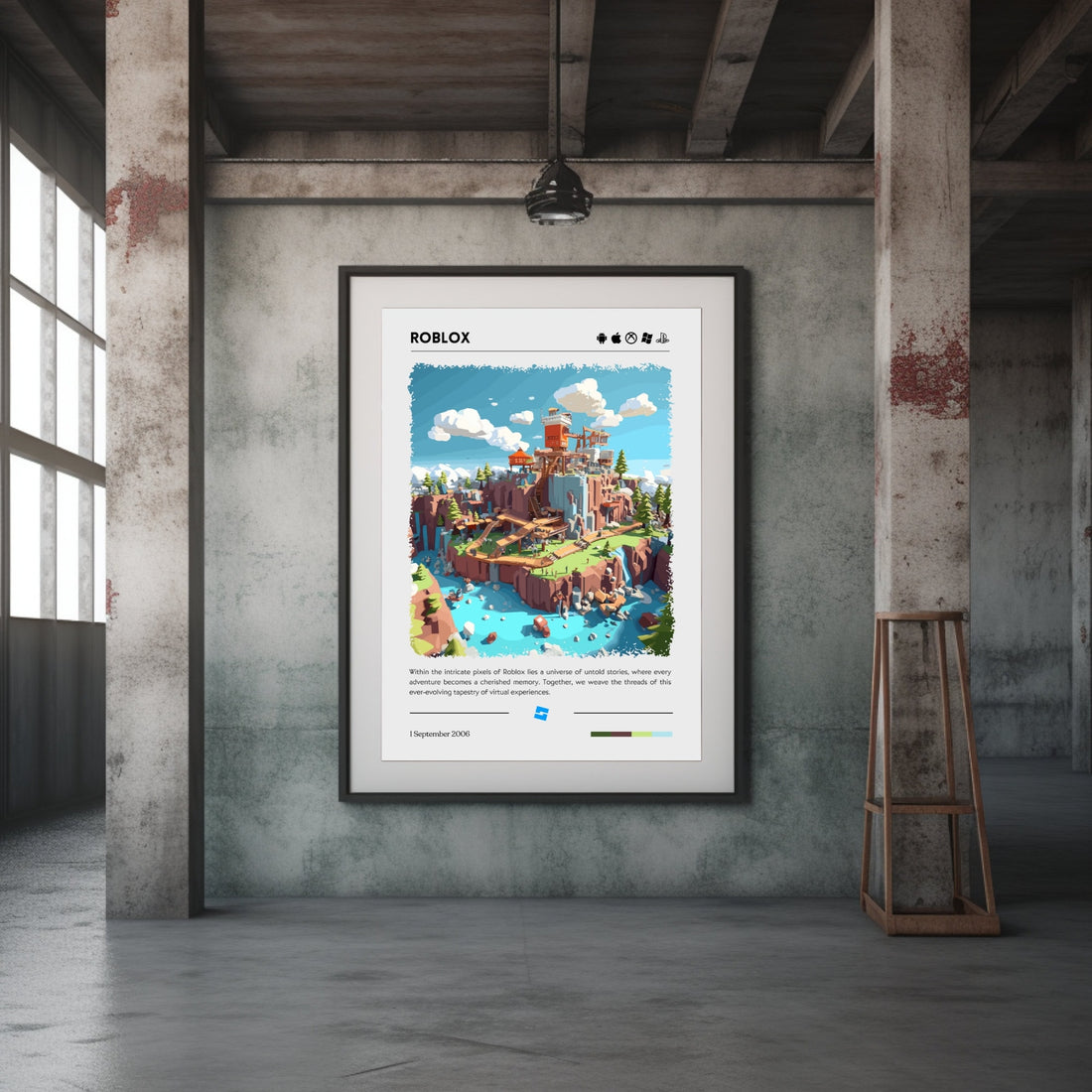 Roblox Gaming Wall Art – Brighton Posters