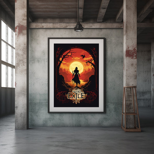 Path of Exile Poster, Gaming Room Poster, Minimalist, Gaming Poster, G ...