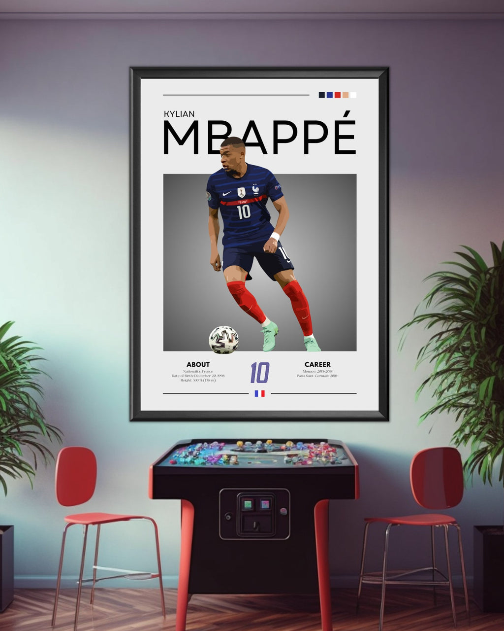 Kylian Mbappe Poster - France – Brighton Posters