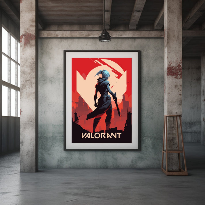 Valorant Poster – Tactical FPS Gaming Wall Art – Brighton Posters