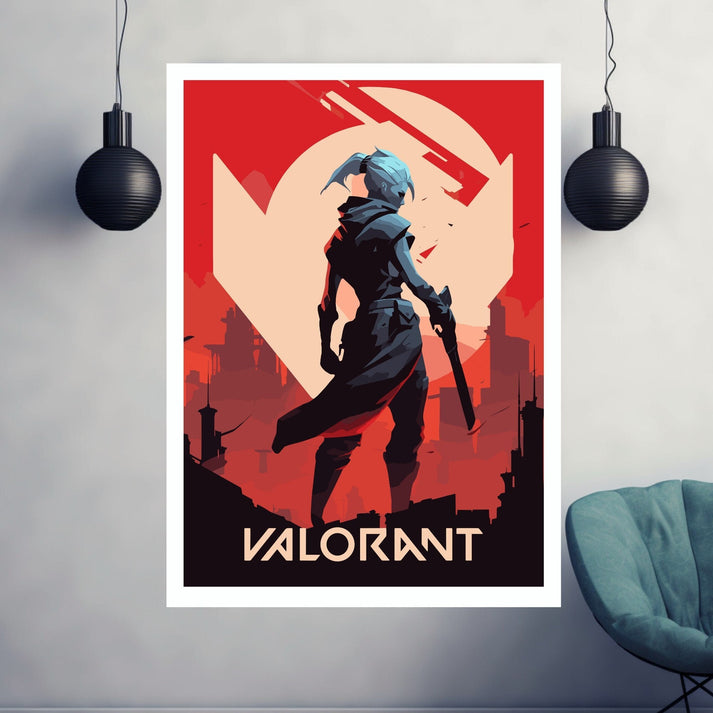 Valorant Poster – Tactical FPS Gaming Wall Art – Brighton Posters