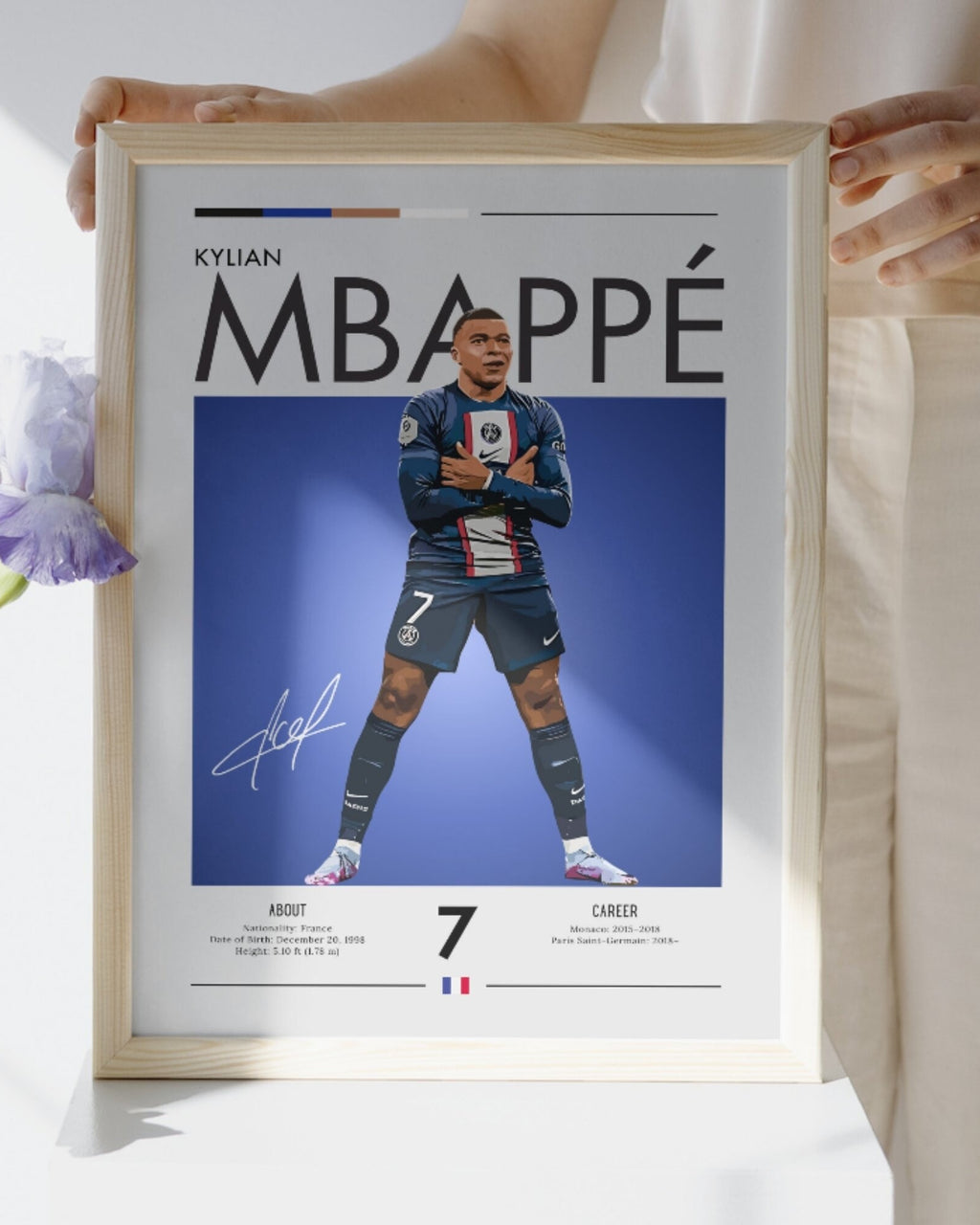 Kylian Mbappé Poster - PSG – Brighton Posters
