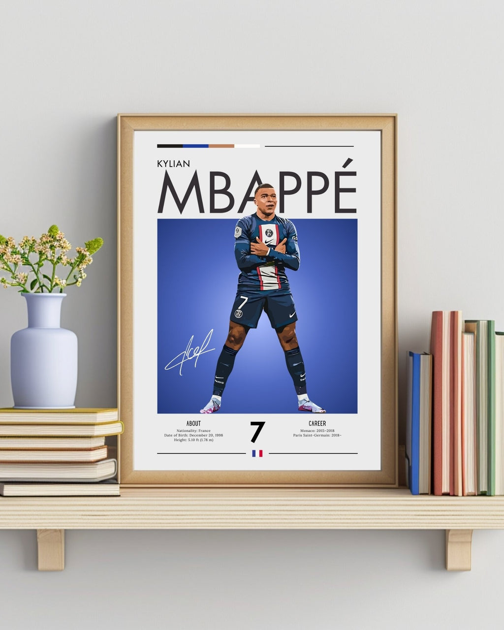Kylian Mbappé Poster - PSG – Brighton Posters