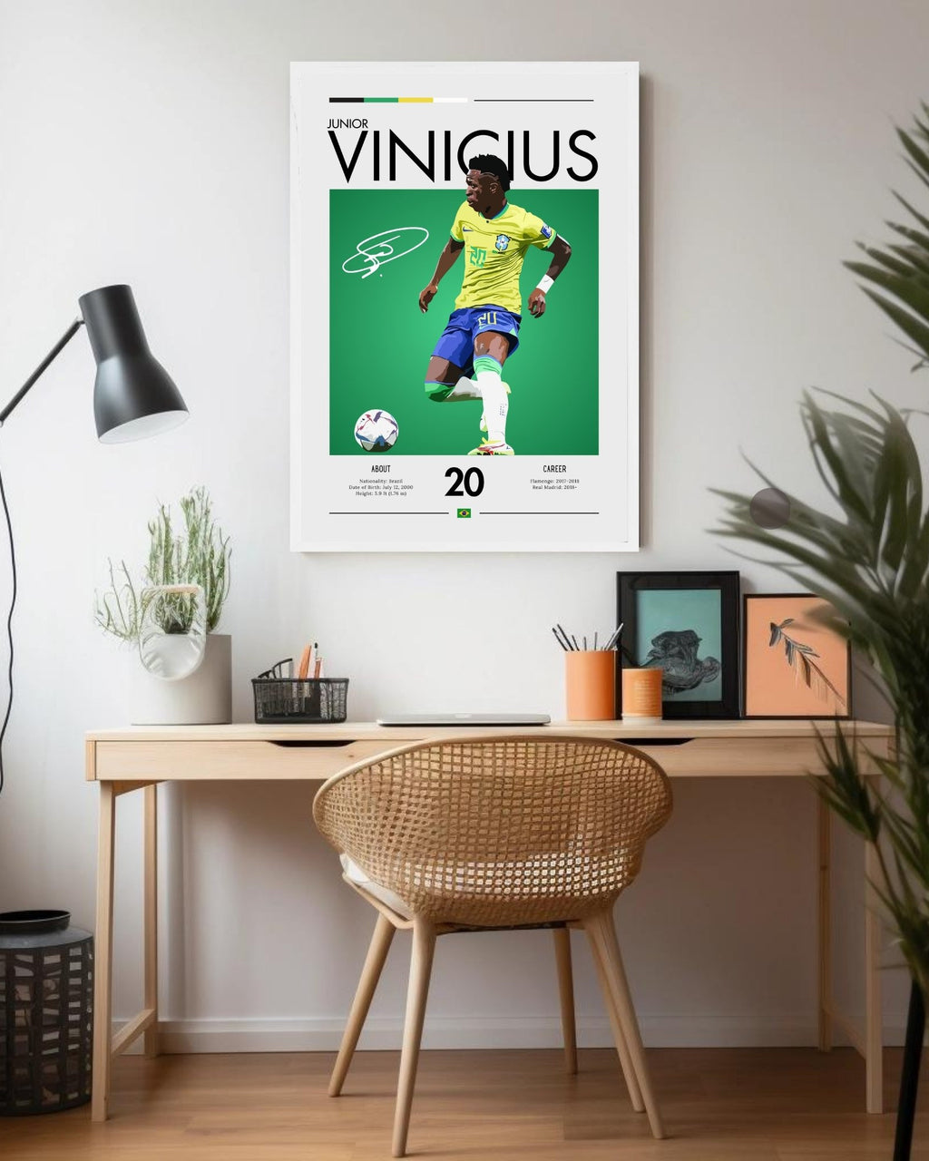 Vinicius Jr Print, Vinicius Jr Poster – Brighton Posters